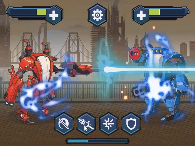 SUPER ROBO FIGHTER 3 online game | POMU Games