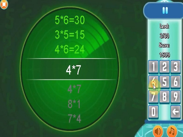 RAPID MATH online game | POMU Games