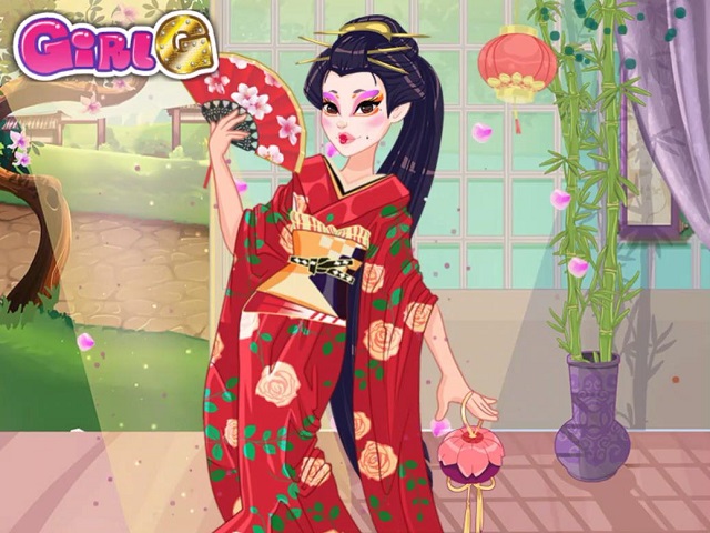 LEGENDARY FASHION JAPANESE GEISHA online game | POMU Games