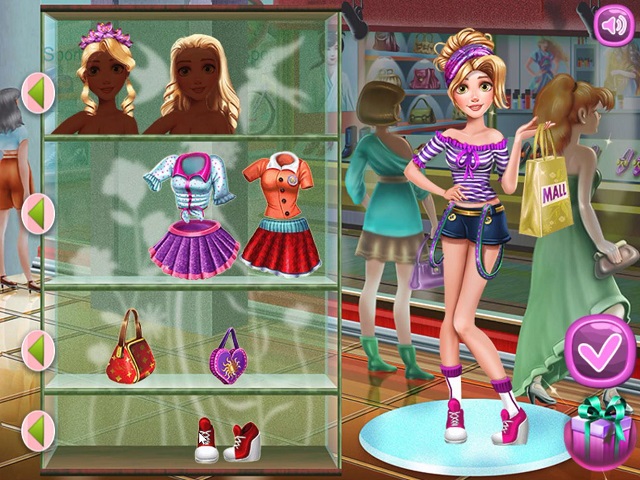 GIRLY SHOPPING MALL online game | POMU Games