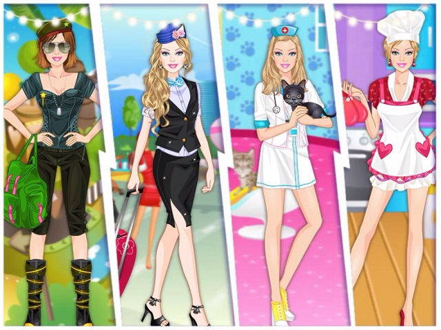BARBIE'S CAREERS online game | POMU Games