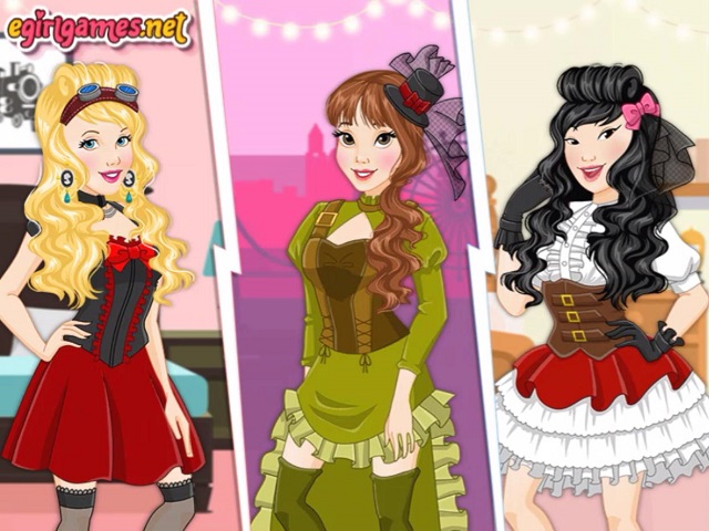 STEAMPUNK PRINCESSES online game | POMU Games