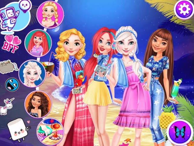 DISNEY STARRY NIGHT online game | POMU Games