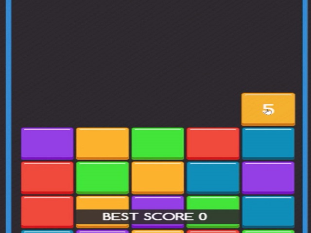 SLIDING BRICKS online game | POMU Games