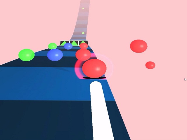 COLOR ROAD online game | POMU Games