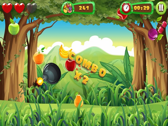 FRUIT SLASHER online game | POMU Games
