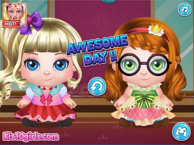 BABY FROZEN FUN DAY online game | POMU Games