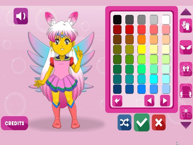SAILOR GIRLS AVATAR MAKER online game | POMU Games