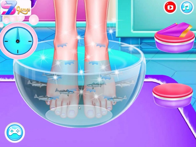 EMMA FOOT TREATMENT online game | POMU Games