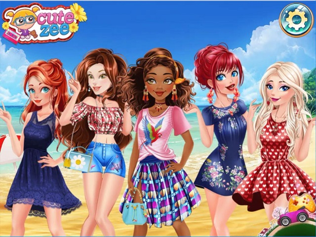 DISNEY PRINCESSES BEACH GETAWAY online game | POMU Games