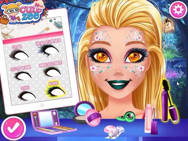 BARBIE MAKEUP MAGAZINE online game | POMU Games