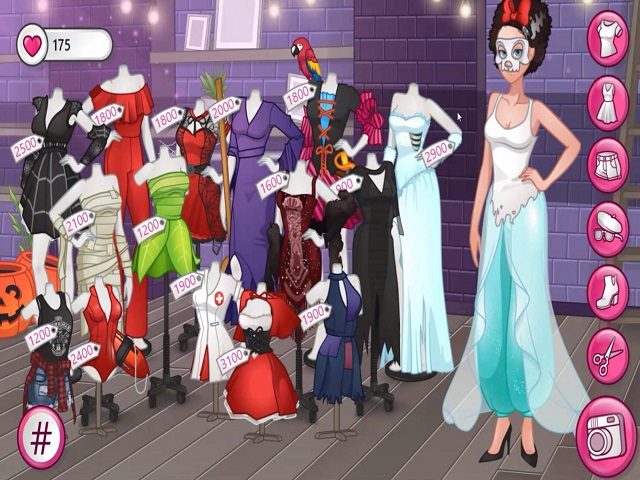 INSTAGIRLS HALLOWEEN DRESS UP online game | POMU Games