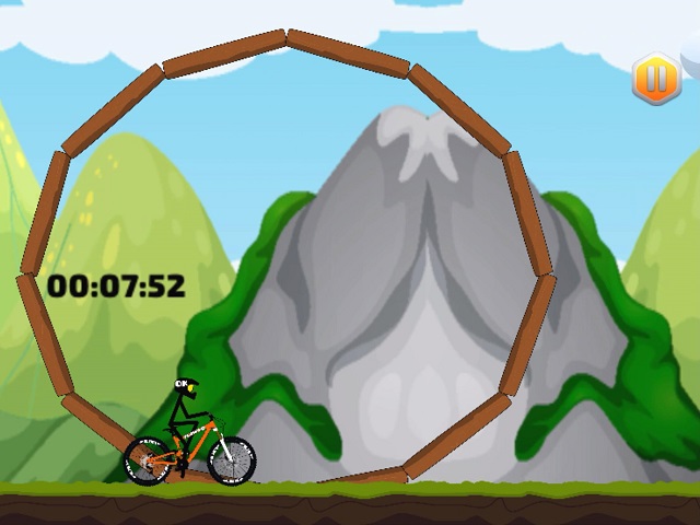 STICKMAN BIKE RIDER online game | POMU Games