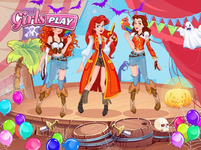PIRATE PRINCESS HALLOWEEN DRESS UP online game | POMU Games