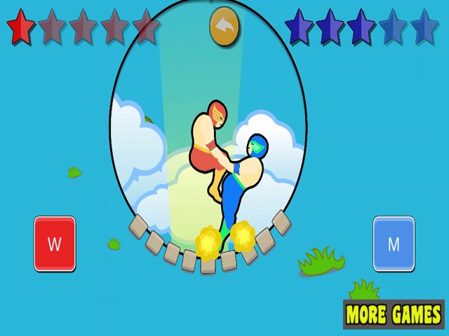 WRESTLE JUMP online game | POMU Games