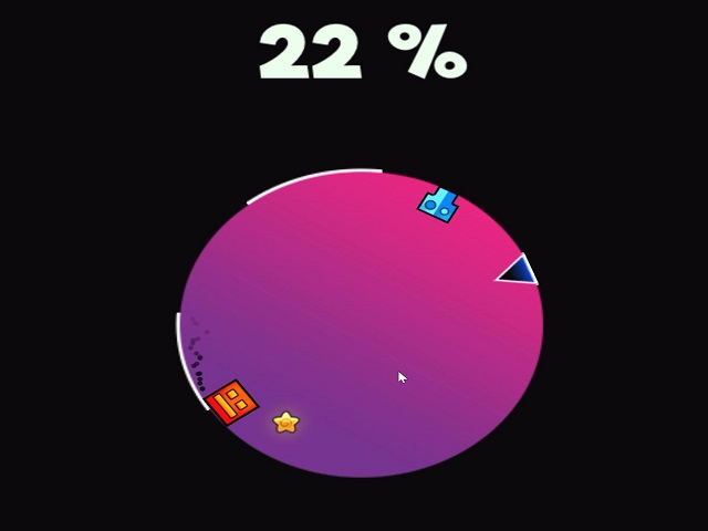 GEOMETRY LOOP JUMP online game | POMU Games