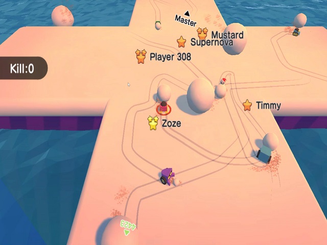 SNOWBALL.IO online game | POMU Games