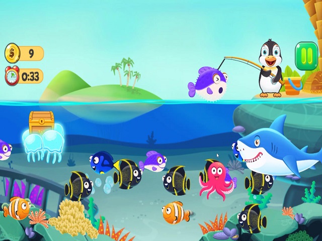 DEEP SEA FISHING MANIA online game | POMU Games