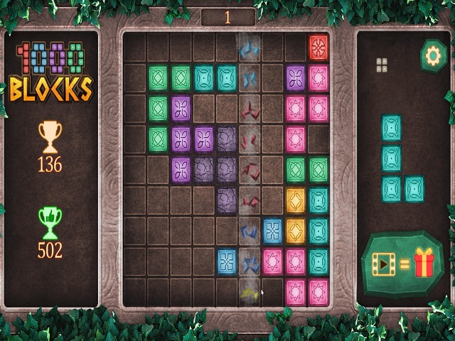 1000-BLOCKS online game | POMU Games