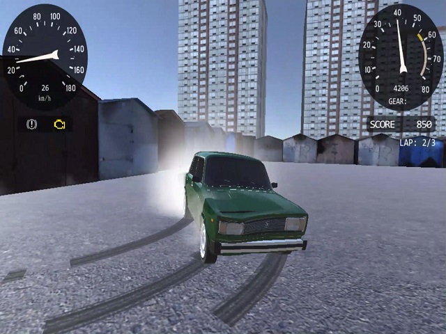 LADA RUSSIAN CAR DRIFT online game | POMU Games