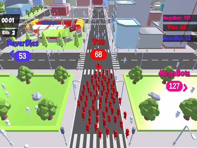 CROWD CITY 2 online game | POMU Games