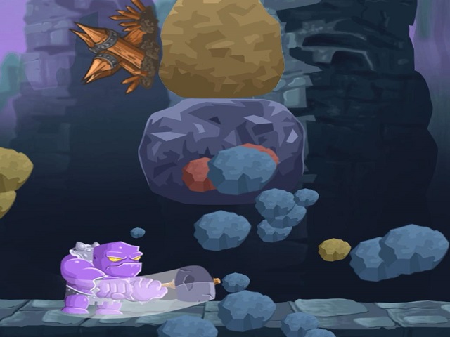 BREAK THE ROCK online game | POMU Games
