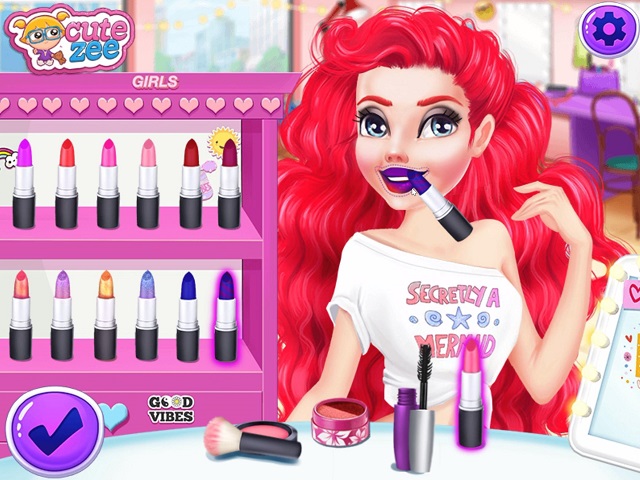 DISNEY PRINCESSES MAKEUP MANIA online game | POMU Games
