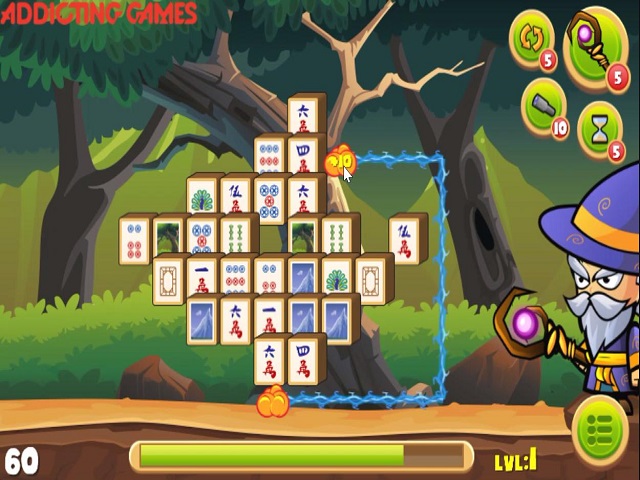 MAHJONG WIZARD online game | POMU Games