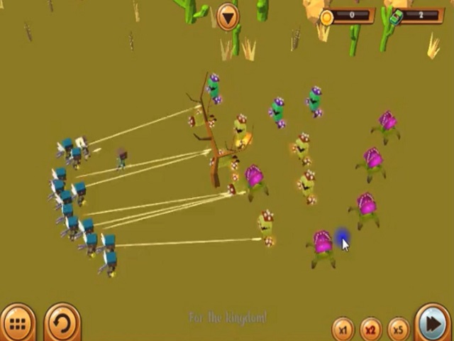 BLOCKY FANTASY BATTLE SIMULATOR online game | POMU Games