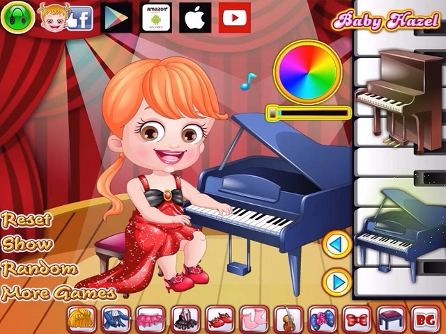 BABY HAZEL MUSICIAN DRESSUP online game | POMU Games