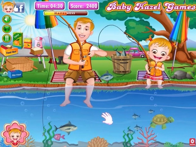 BABY HAZEL FISHING TIME online game | POMU Games