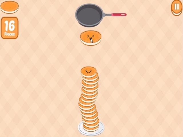 STACK THE PANCAKE online game | POMU Games