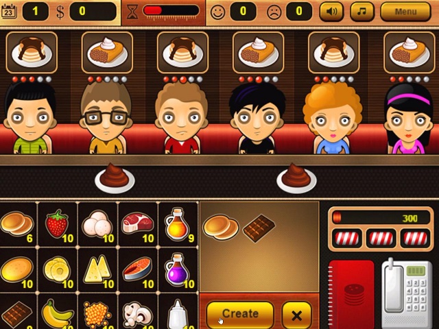 PANCAKE BAR online game | POMU Games