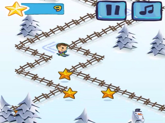 GROOVY SKI online game | POMU Games