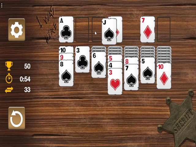 WESTERN SOLITAIRE online game | POMU Games