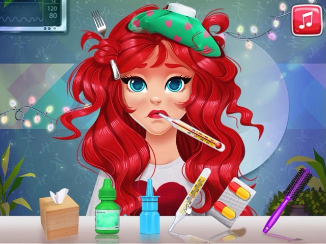 FROM SICK TO GOOD: PRINCESS TREATMENT online game | POMU Games