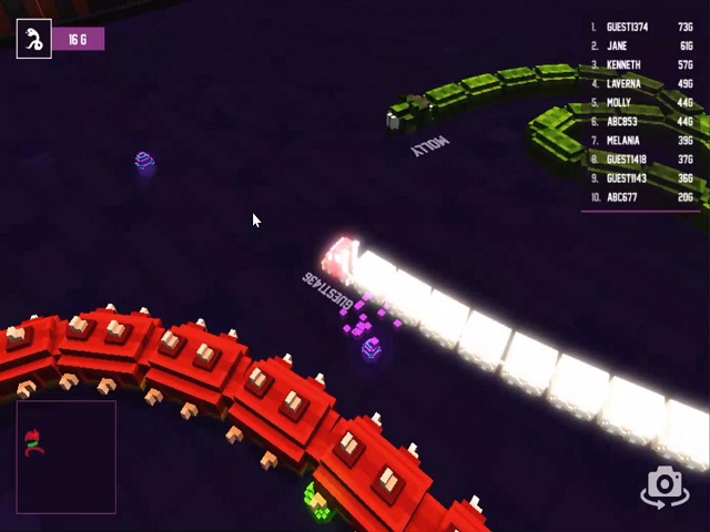 BLOCKY SNAKES online game | POMU Games
