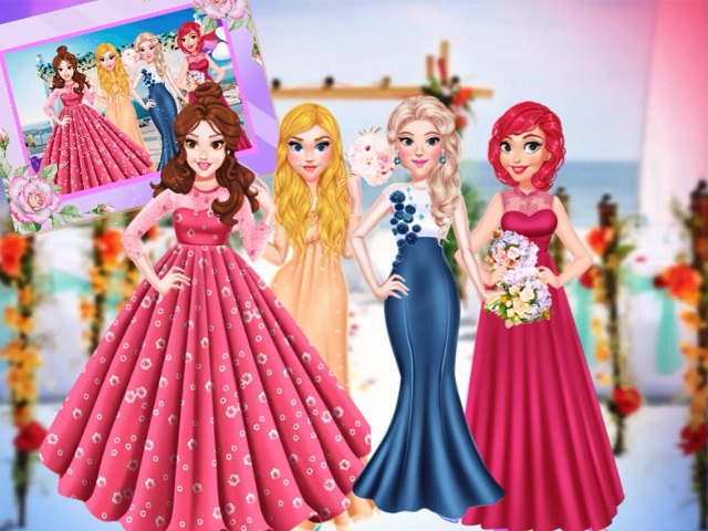 PRINCESS GIRLS WEDDING TRIP online game | POMU Games