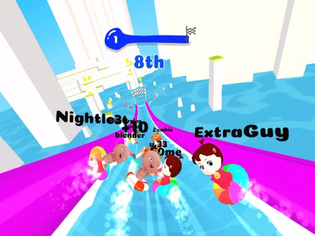 WATER SLIDES.IO online game | POMU Games