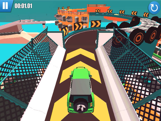 DANGEROUS SPEEDWAY CARS online game | POMU Games