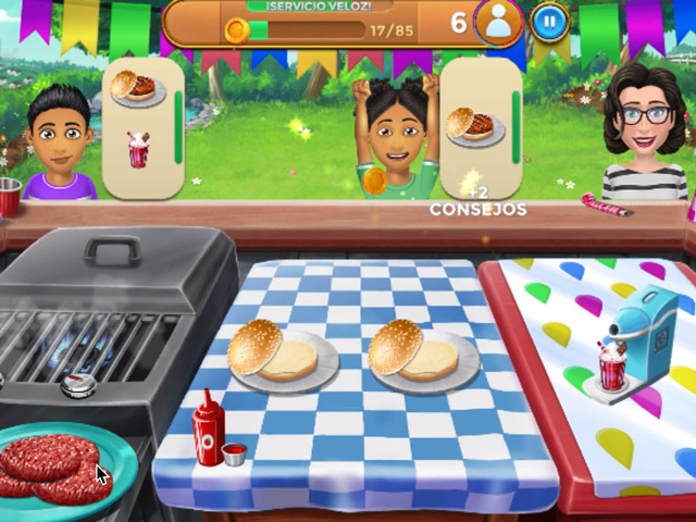 VIRTUAL FAMILIES COOK OFF online game | POMU Games