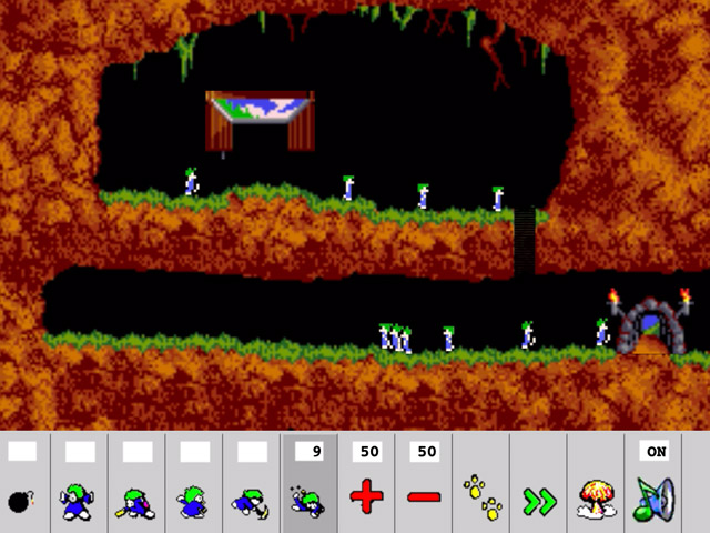 LEMMINGS online game | POMU Games
