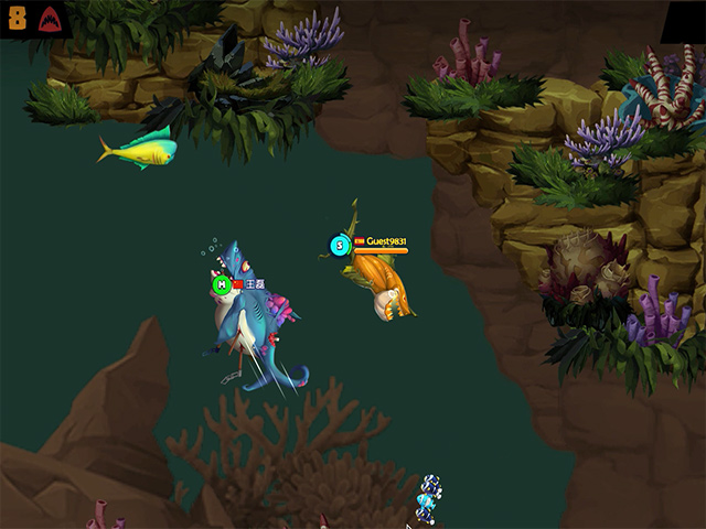 HUNGRY SHARK ARENA HORROR NIGHT online game | POMU Games