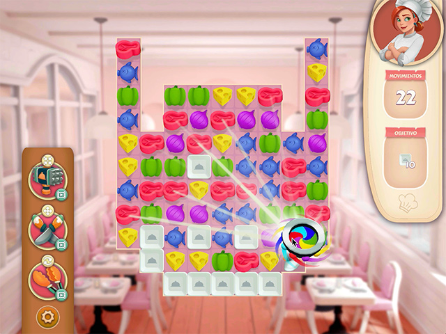 COOK AND MATCH SARA'S ADVENTURE online game | POMU Games