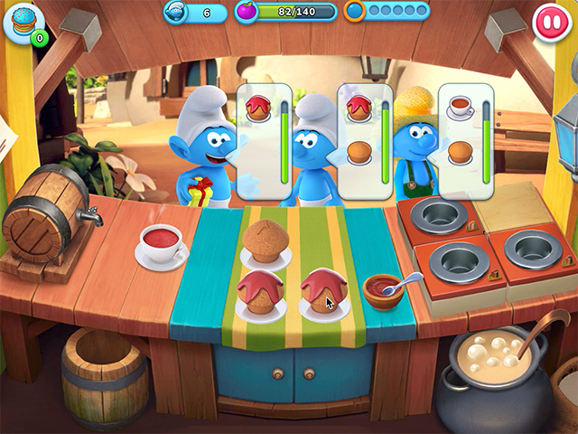 THE SMURFS COOKING online game | POMU Games