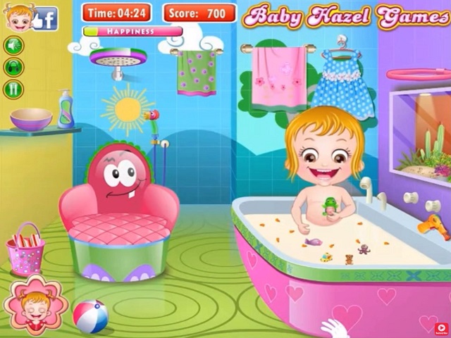 BABY HAZEL SPA BATH online game | POMU Games