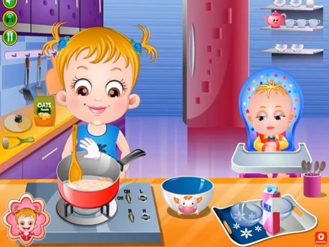 BABY HAZEL KITCHEN FUN online game | POMU Games
