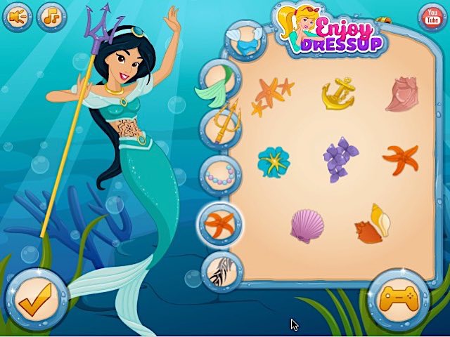 MERMAID PRINCESSES online game | POMU Games