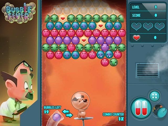 BUBBLE FEVER online game | POMU Games